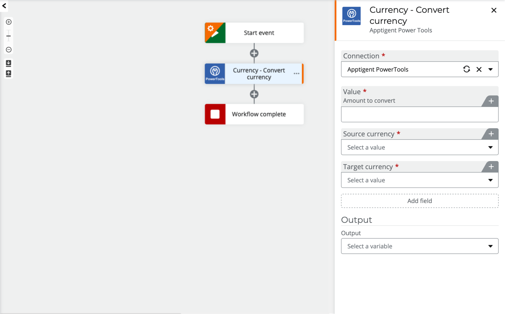 Convert Currency Function | PowerTools | Workflow Automation Plugin