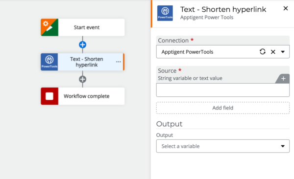 Shorten Link | PowerTools | Workflow Automation Plugin
