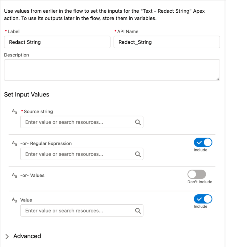 Redact String | PowerTools | Workflow Automation Plugin