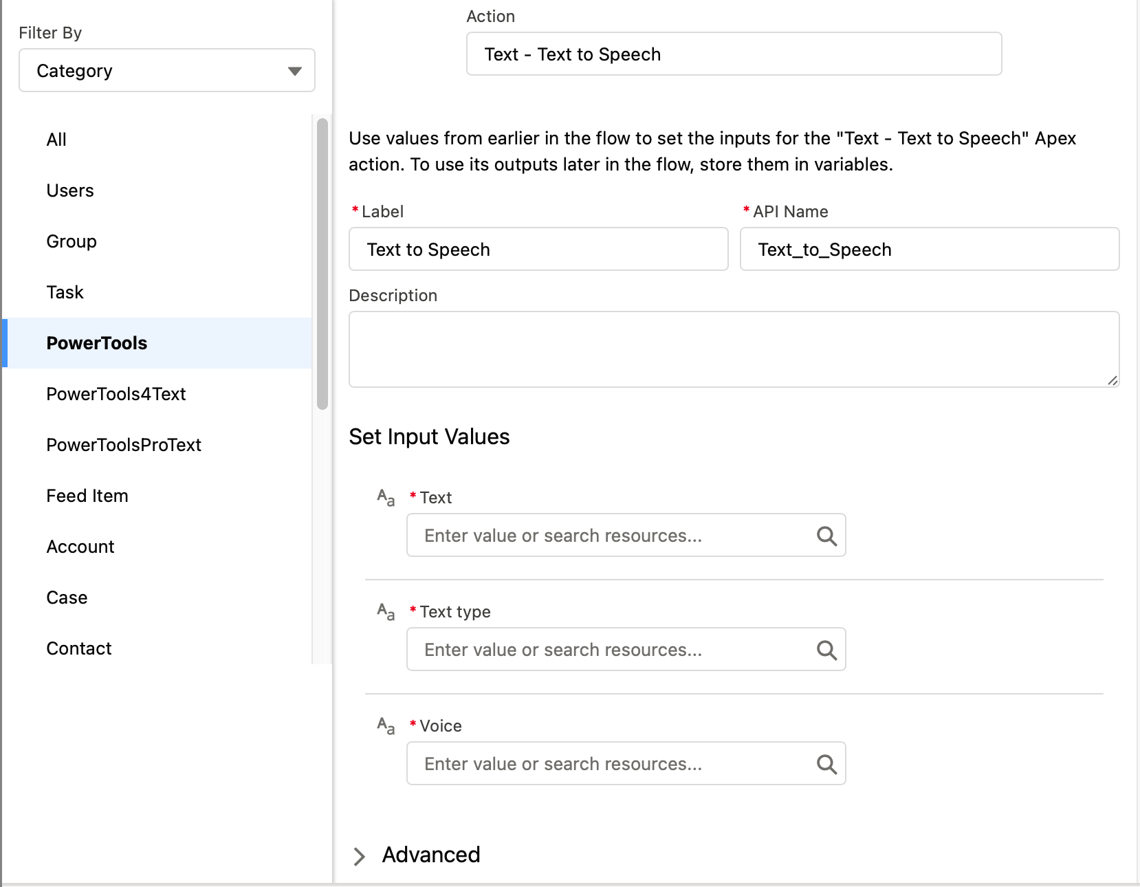 Text To Speech | PowerTools | Workflow Automation Plugin