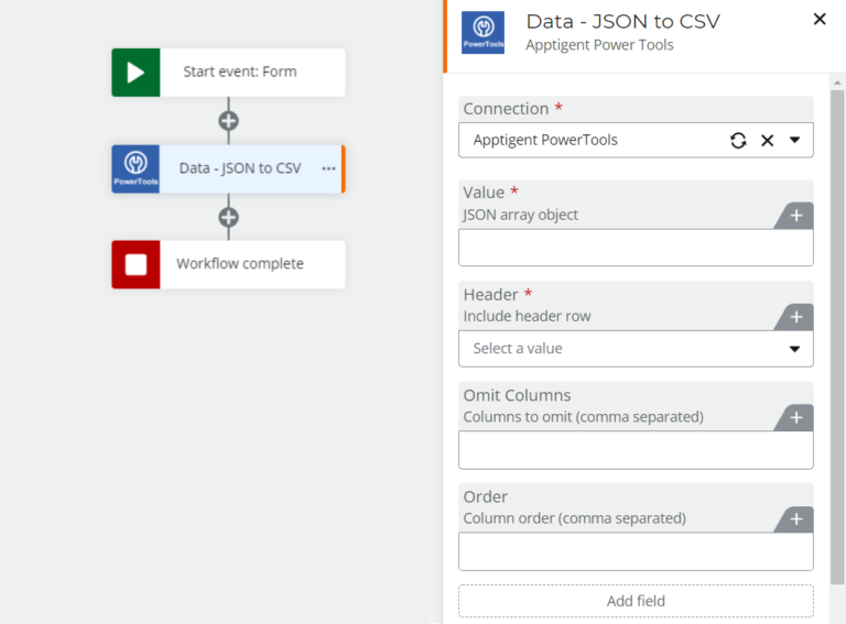 Convert A Json Array To Csv String Powertools Automation Plugin