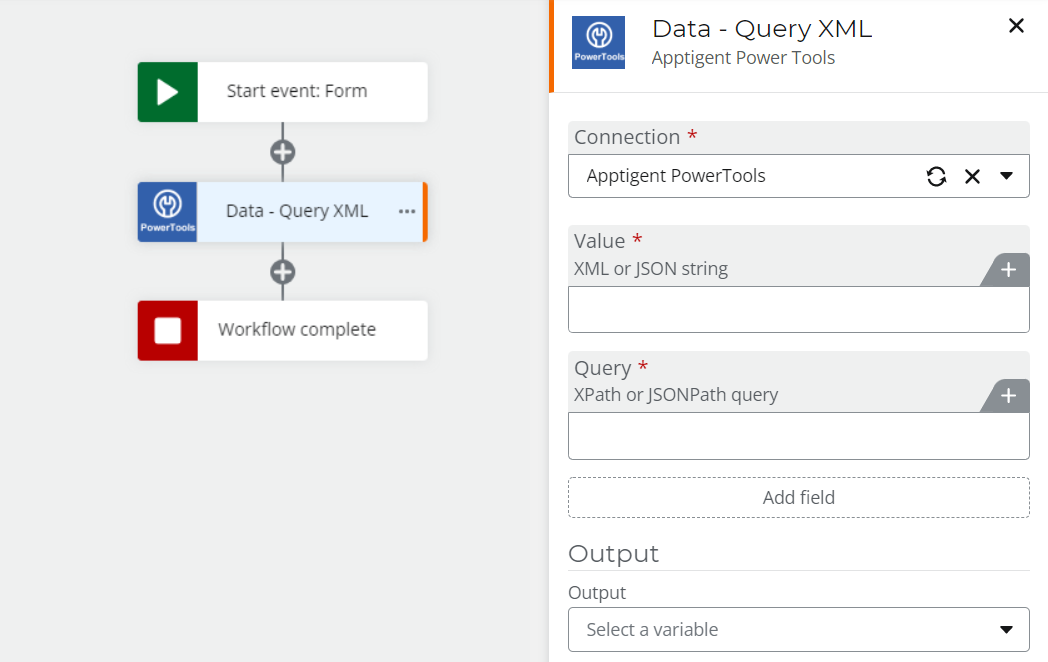 Query An Xml String Using An Xpath Expression Powertools Automation Plugin