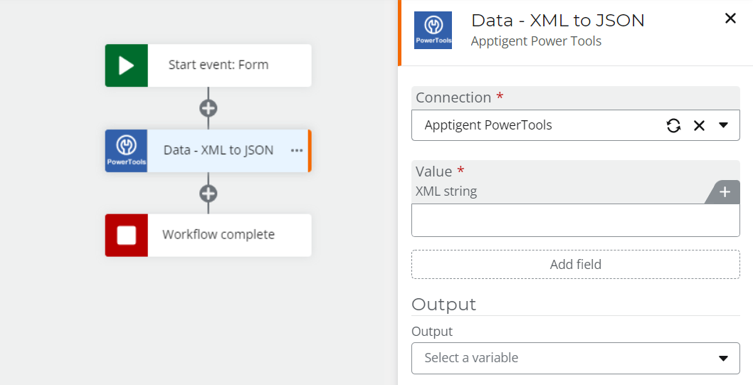Convert An Xml String To A Json Object Powertools Automation Plugin 0826