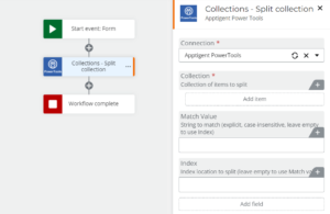 Split Collection Function | PowerTools | Workflow Automation Plugin