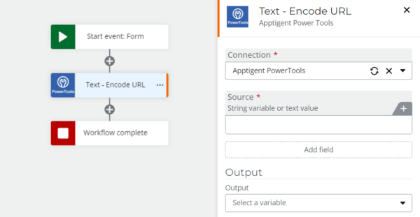 URL Encode | PowerTools | Workflow Automation Plugin