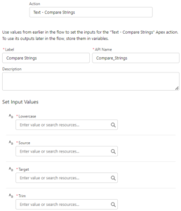Compare Strings | PowerTools | Workflow Automation Plugin