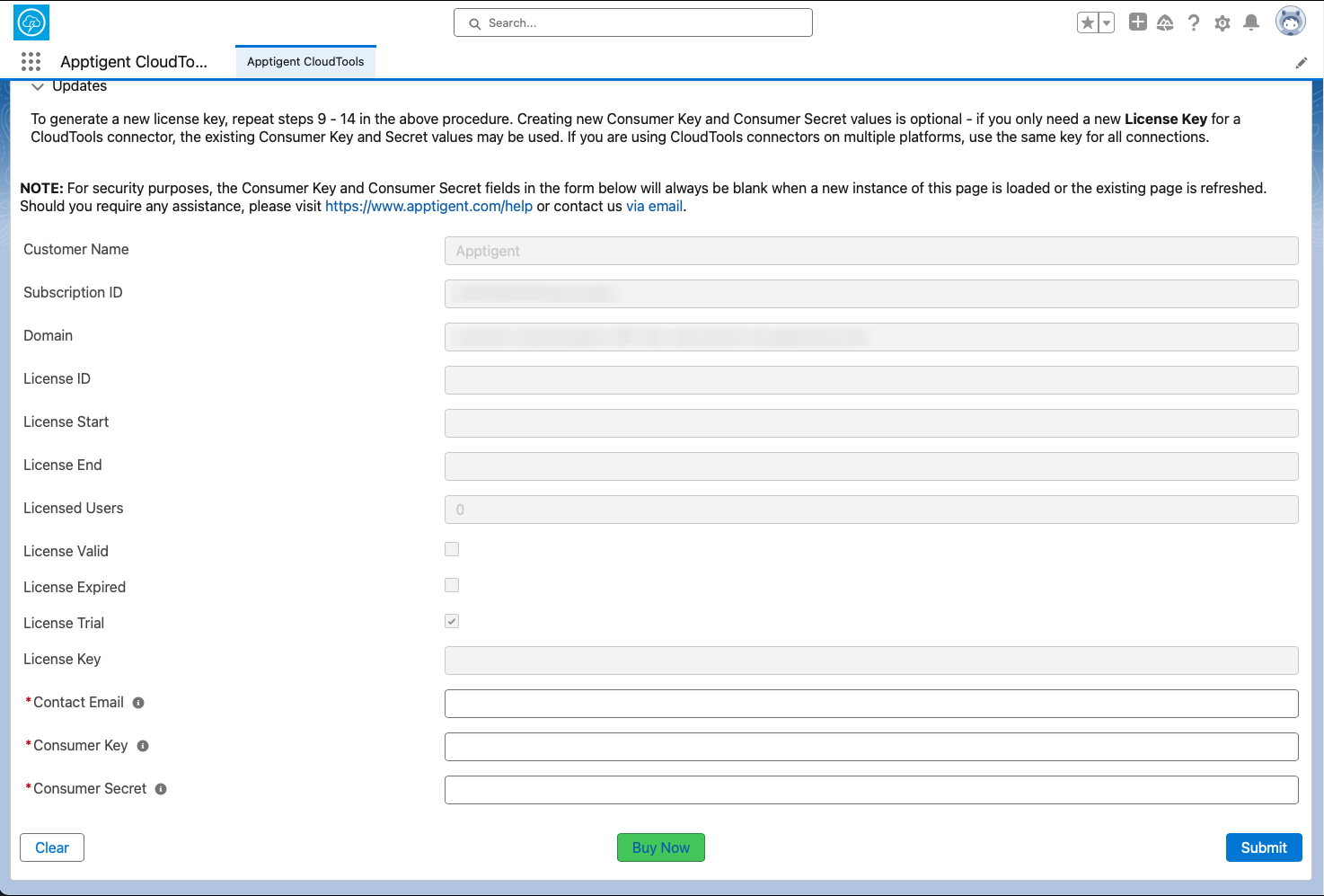 Configuration | Apptigent